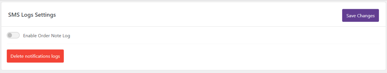 SMS Log Settings - zorem Docs